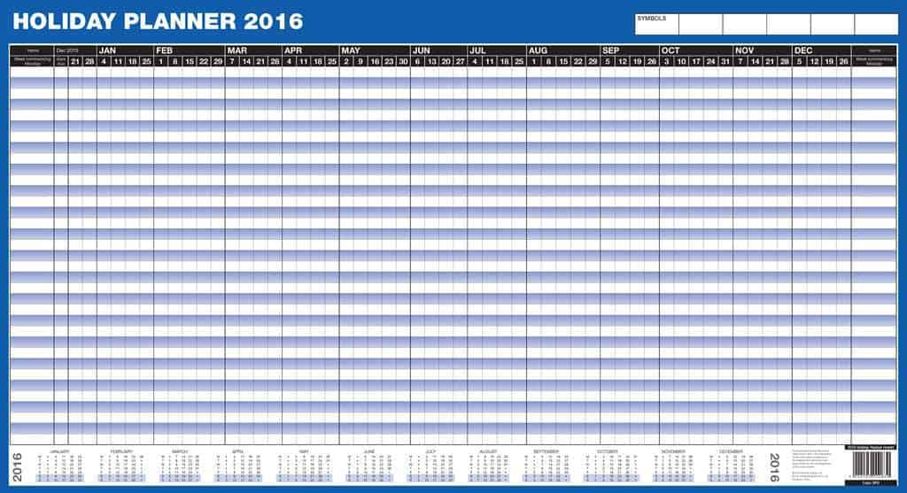 Excel Holiday Planner Template Free - Printable Templates Excel Holiday Planner Template Free - Printable Templates