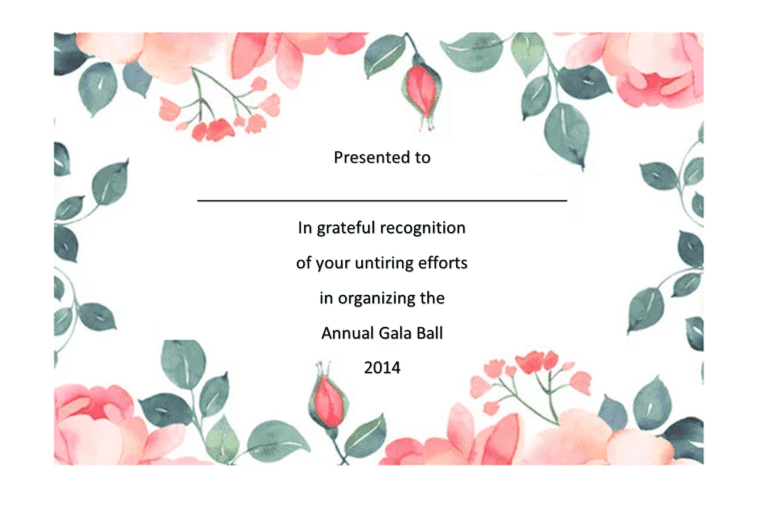 25+ Beautiful Certificate of Recognition Templates in MS WORD - Word ...